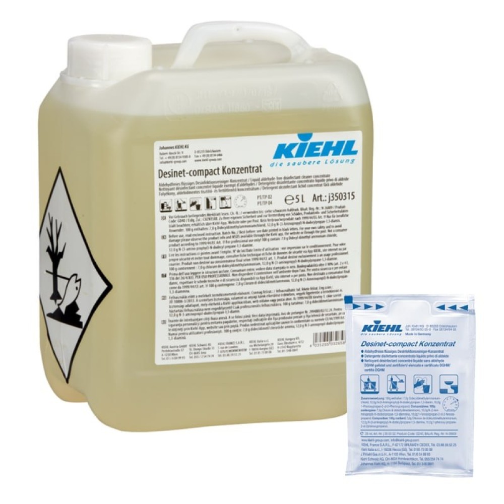 Dezinfectant detergent Desinet Compact Concentrat 25 ml / 5 litri