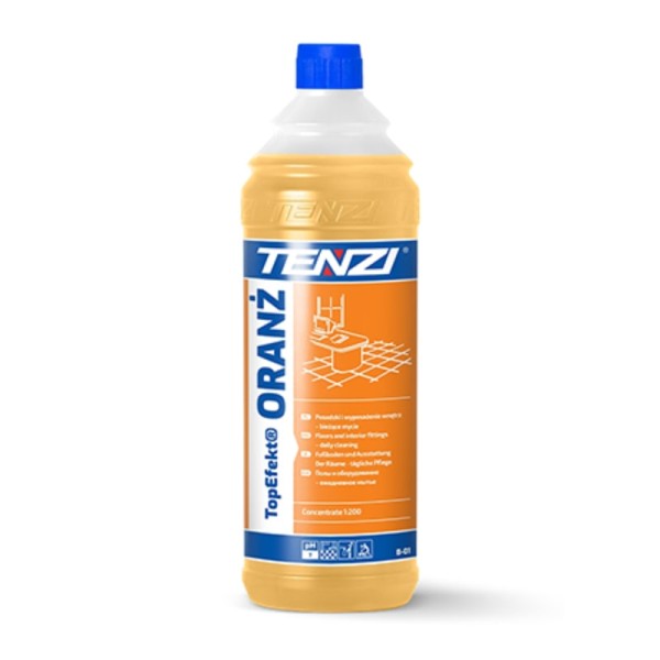 Detergent curățare zilnică a pardoselilor TOPEFEKT ORANZ 1 L / 5 L