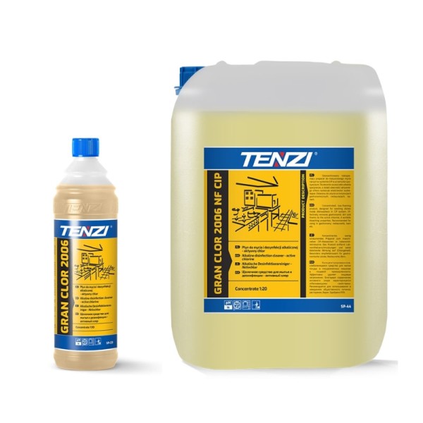 Detergent degresant și dezinfectant Gran CLOR 2006 1L / 5L / 20L