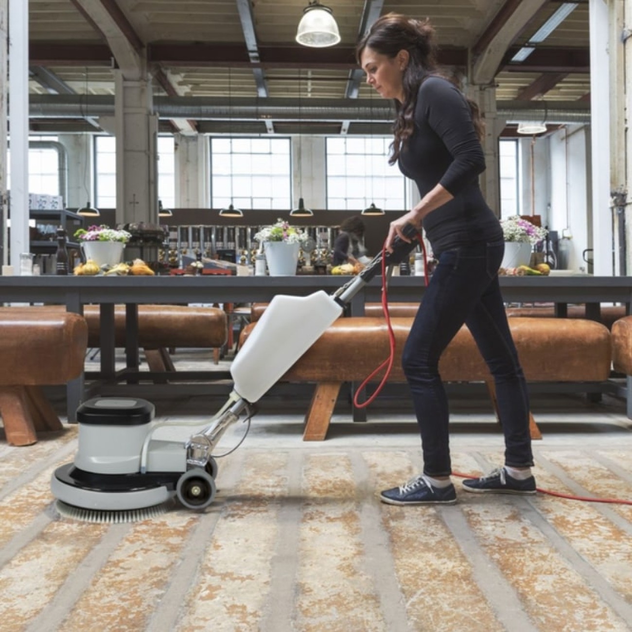 monodisc sprintus em 17 evo + aspirator Sprintus waterking